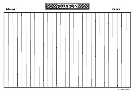 Anyaman 29 X 17 Sssss Smk Negeri 1 Batam Anyaman Nama Kelas