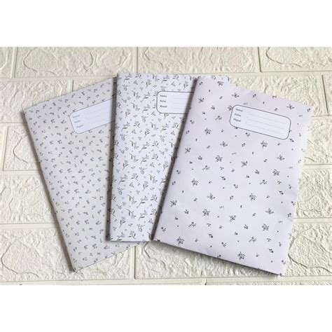 Jual [tema Bunga] Sampul Buku Estetik Sampul Buku Besar Bigboss Campus Kecil Sidu Kiky