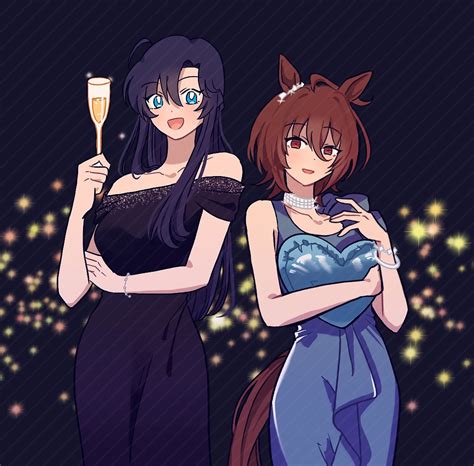 Trainer Agnes Tachyon And Female Trainer Umamusume Drawn By