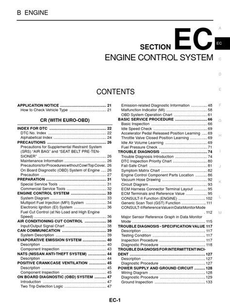 Manual Hr15 Nissan Pdf Medical Diagnosis Throttle