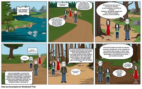 Las Teorías De La Evolución Storyboard By Fa32fcaf