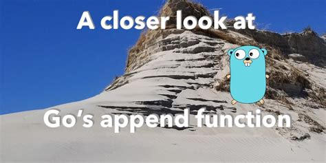 A Closer Look At Go S Append Function DEV Community