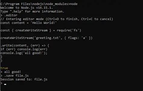Turn Your Terminal Into A Powerful Javascript Editor