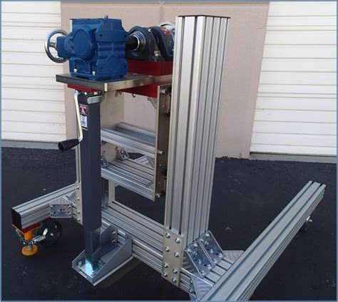 Custom Cantilever And Trunnion Carts For Material Handling Inspection