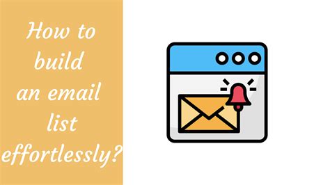 How To Build An Email List Effortlessly