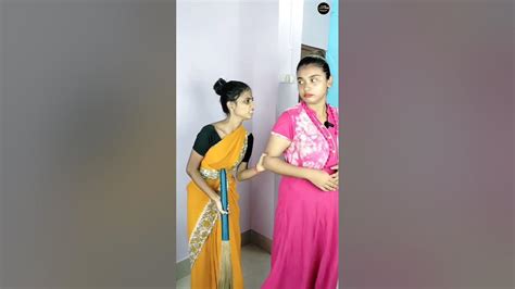 মিনার বুদ্ধি Vs শাশুড়ির বুদ্ধি 🤣।shorts Bongcrazymaid Ytshorts