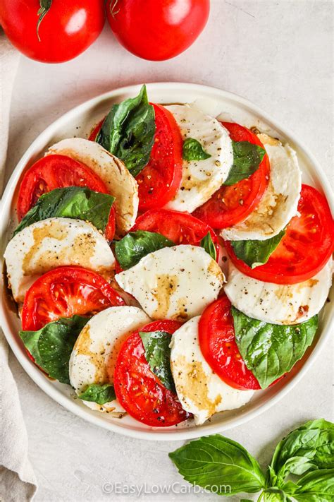 Caprese Salad Recipe Ready In 10 Min Or Less Easy Low Carb