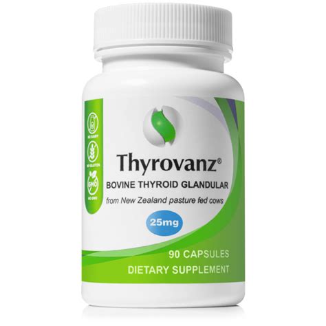 Thyrovanz® 25mg Thyroid Supplements