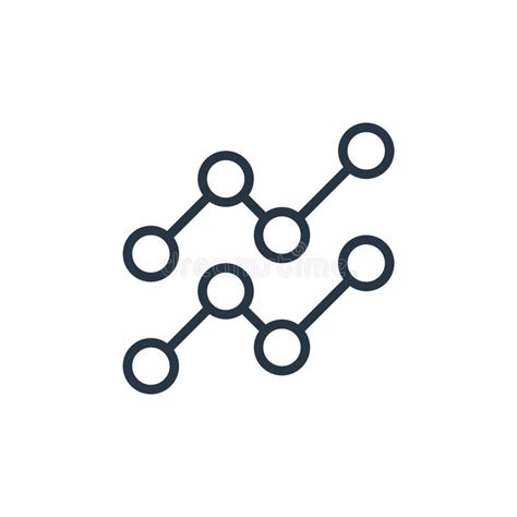 Statistics Icon Vector From Chart Concept Thin Line Illustration Of