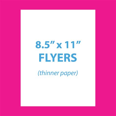 8 5 X 11 Flyers 904 Printing