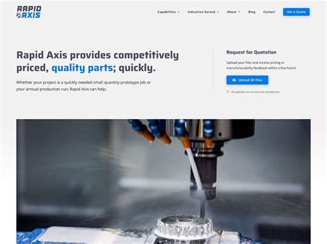 Portfolio Rapid Axis Razorfrog Web Design