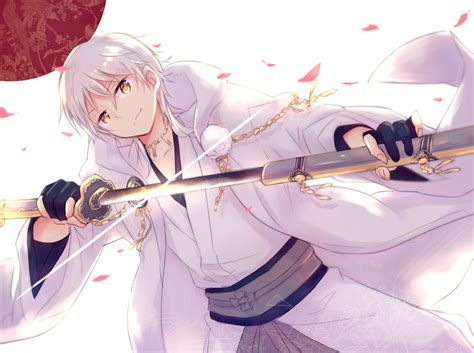 Tsurumaru Kuninaga Touken Ranbu Drawn By Shiki Kurotoshiki Danbooru