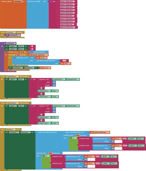 using date pickers mit app inventor help mit app inventor community