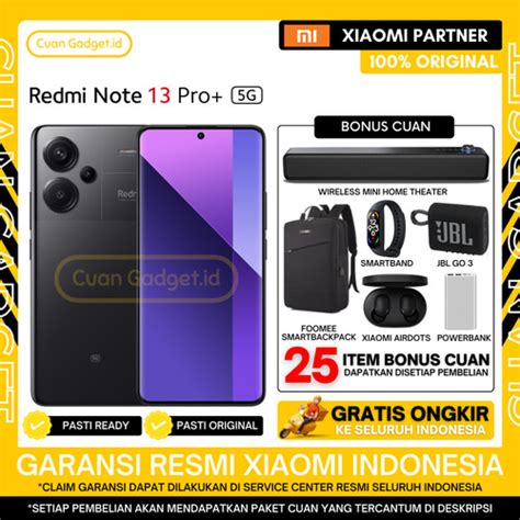 Promo XIAOMI REDMI NOTE PRO PLUS G REDMI NOTE PROPLUS BLACK TANPA BONUS