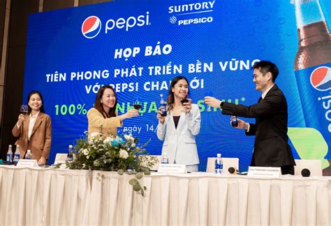 Suntory PepsiCo ra mắt sản phẩm Pepsi với bao bì từ nhựa tái sinh tại
