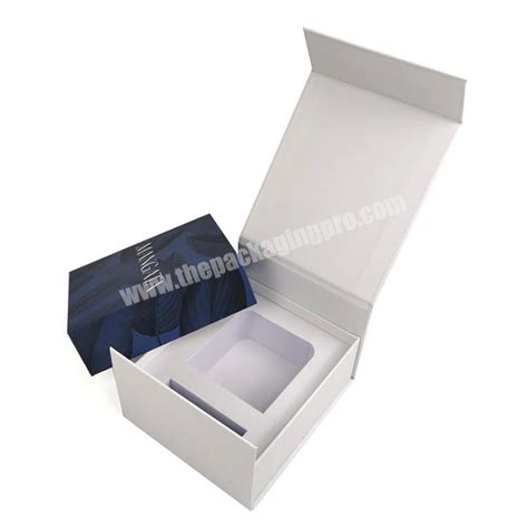 Packaging T Jar With For Luxury And Black Paper Custom Package White