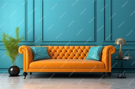 Premium Photo Interior Of Classic Living Room Background With Copy Space