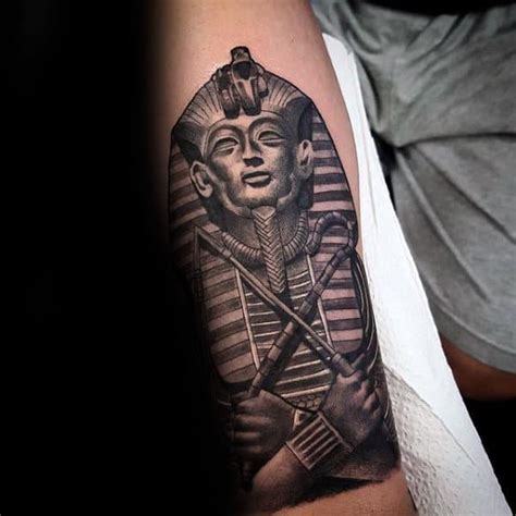 60 King Tut Tattoo Designs For Men Egyptian Ink Ideas