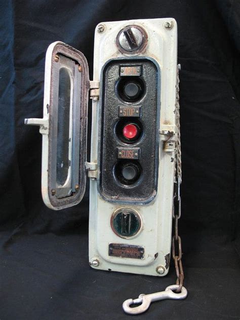 Antique Push Button Station GE