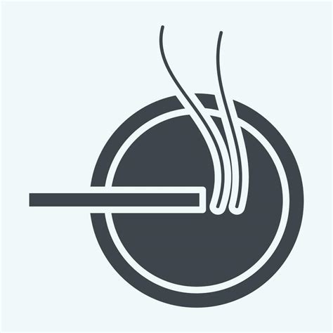 Icono Tabaco Relacionado A Adiccion Diccionario Símbolo Glifo Estilo