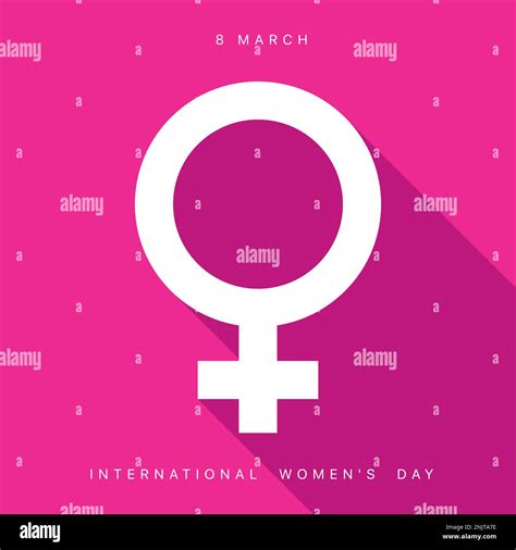 international women s day banner design flat vector illustration stock