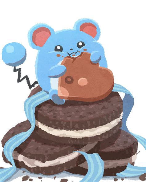 Marill Pokemon Drawn By Miclot Danbooru