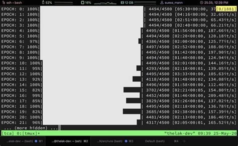 Linux Tqdm Stops Showing Progress In Terminal More Hidden Stack Overflow