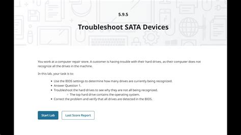 CompTIA TESTOUT PC PRO LAB 5 9 5 Troubleshoot SATA Devices YouTube