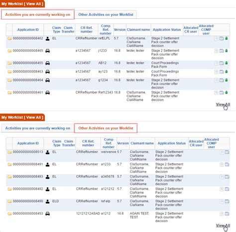 Claims Dashboard Worklist And Notifications