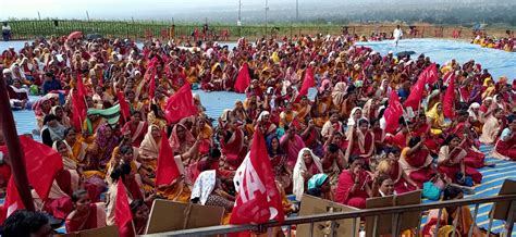 Agitation By Anganwadi Workers For Various Demands