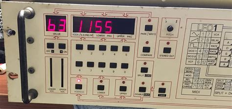 Matrixsynth Crumar Bit 01 Rack Expander 1986 White