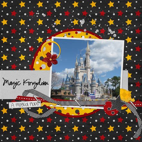 Disney Scrapbook Layouts Bing Images Disney Scrapbooking Layouts