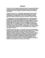 Natural Language Processing PDFCOFFEE