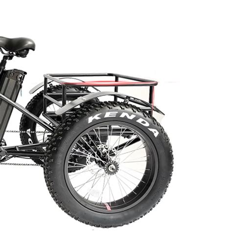 Electric Fat Tire Trike Tricycle Bike 2420 500w 48v Lithium Battery