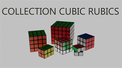 Cubic Rubic Collection 3d Model Cgtrader