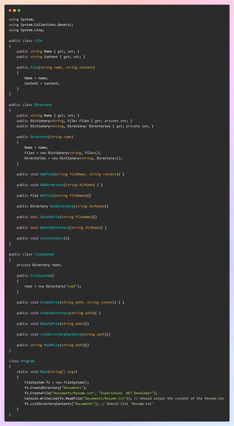 How To Create A File System Using C Armen Melkumyan Posted On The Topic Linkedin