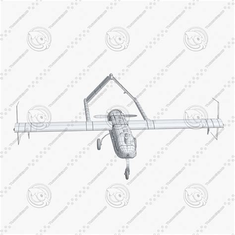Unmanned Aerial Vehicle Shadow 3d Model