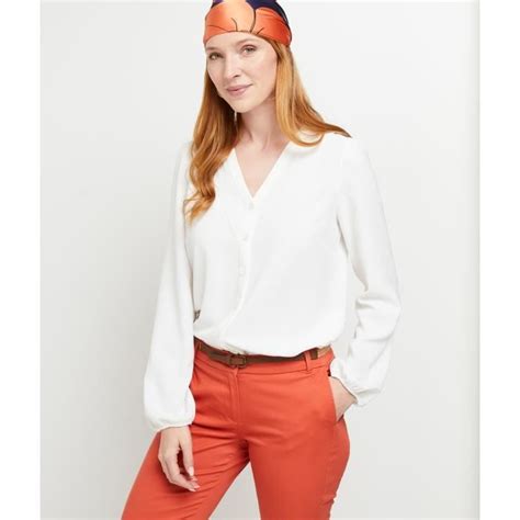 GRAIN DE MALICE Chemisier fluide écru femme Ecru Cdiscount Prêt à Porter