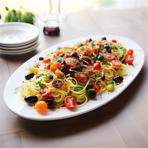 California Spaghetti Salad Recipe Fresh And Delicious