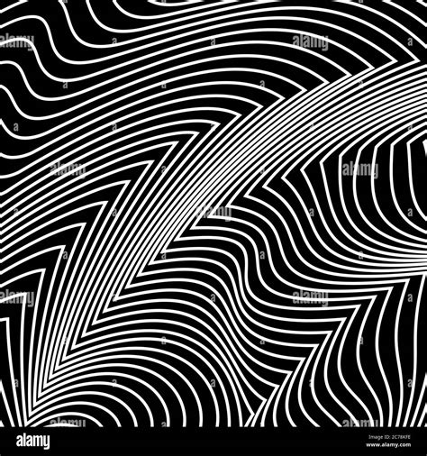 Vector Abstract Lines Pattern Waves Background Stock Vector Image And Art Alamy