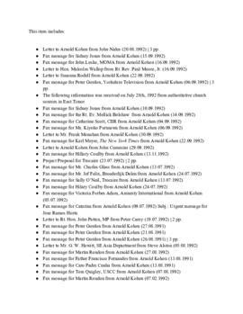 1992 Documents TiSA Timor International Solidarity Archive