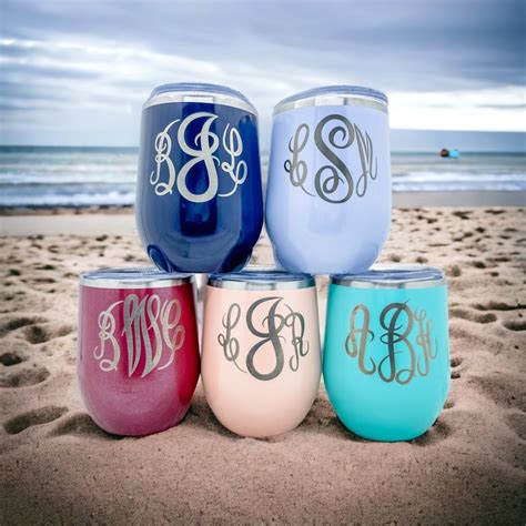 Engraved Stainless Steel Wine Glasses Laser Engraved Girls Trip