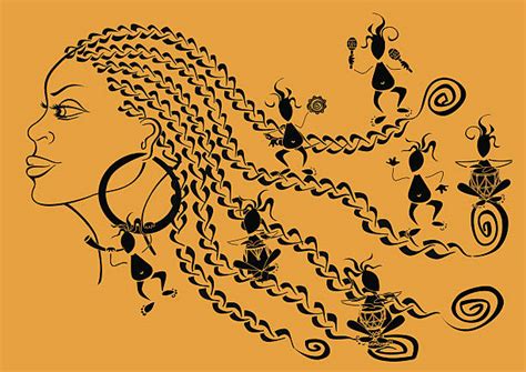 Black Woman Locs Illustrations Royalty Free Vector Graphics And Clip Art
