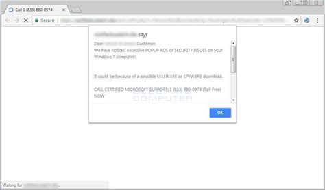 Remove The Possible Malware Or Spyware Download Tech Support Scam