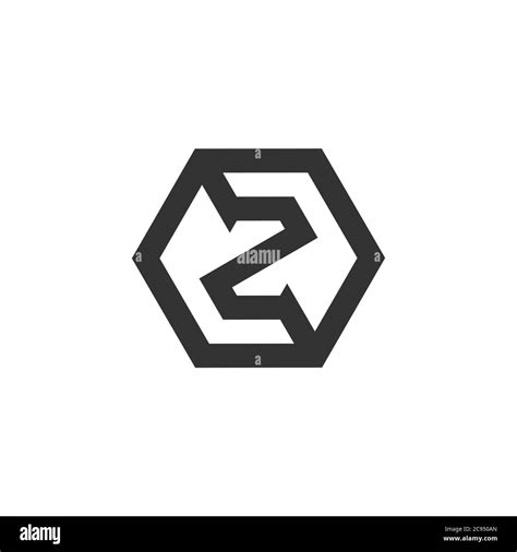 Letter Z Hexagonal Logo Vector Stock Vector Image And Art Alamy