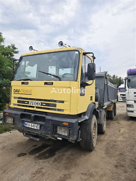 IVECO Eurotrakker 340 dump truck for sale from Poland Kościerzyna