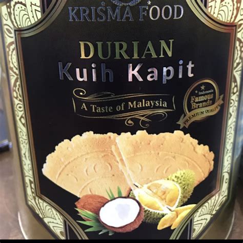 Jual New Kuih Kapit Semprong Singapore Rasa Durian Kue Kering Lempit
