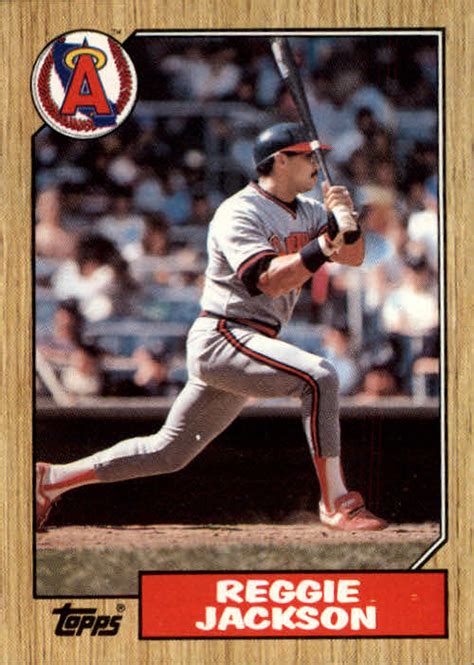 1987 Topps 300 Reggie Jackson NM MT