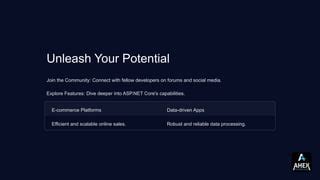 Unlock The Power Of ASPNET Core Development PPT