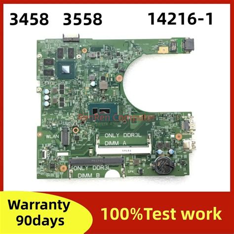 14216 1 para dell inspiron 3000 3458 3558 placa mãe do portátil I5